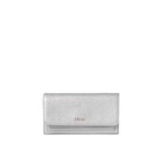 Liu Jo Femme, Sacs, Gris, Taille: ONE Size Portefeuille Chic Argent