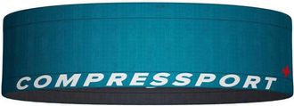 Compressport Unisex Freies Band Laufgürtel Erwachsene, Mosaik Blau/Magnet (Mehrfarbig)