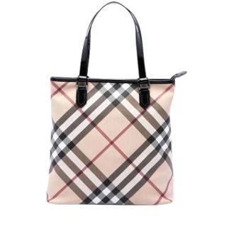 Burberry Sac cabas Pre-owned en toile - Femme - Pre-owned - Beige - Taille: ONE Size