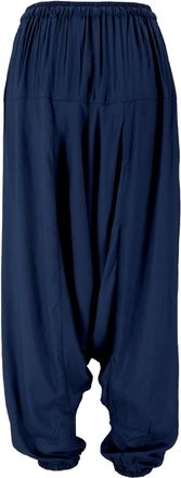 Guru Shop Haremshose, Pluderhose, Pumphose, Aladinhose - Marineblau, Damen, Synthetisch