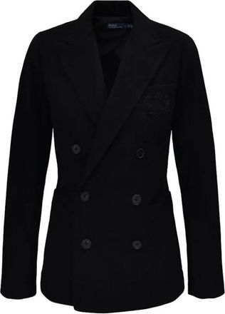 Polo Ralph Lauren Stilvolle Sako Bekleidungskollektion - - Jackets - Damen - Schwarzk - M