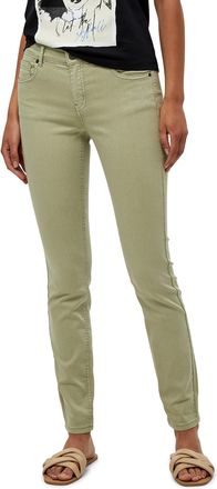 Desires Lola Garment Dye Midwaist Damen Jeans Größe 26 | Grünes Jeans Damen | Damen Jeans Stretch Mittel Tailliert | Jeanshose Damen Mit Enger Passform | Alls