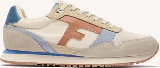 Faguo Baskets beige camel et bleu - ELM