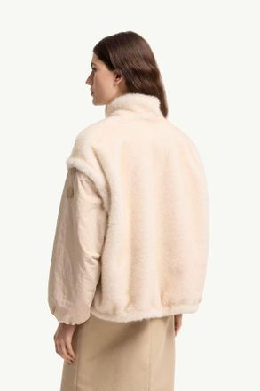 Moncler Quilted Nylon Jacket - Ecru