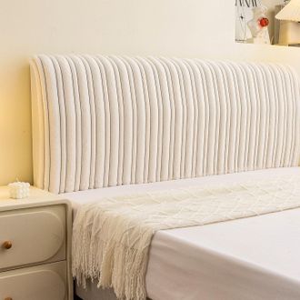 Generic Kaninchenfell Bettkopfteil Bezug Weicher glatter Stoff Verschiedene Gr&ouml;&szlig;en dehnbar passend Kopfteil Bezug Schutzh&uuml;lle Erfrischender Schonbezug f&uuml;r Sch