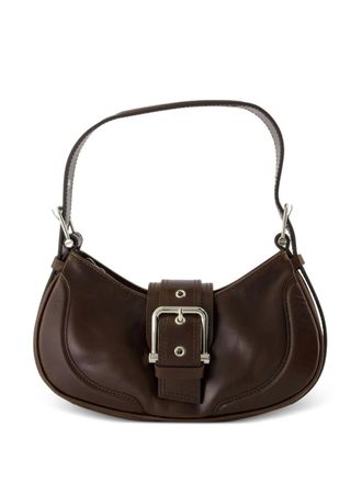 Osoi Brocle Schultertasche mit Schnalle - Braun