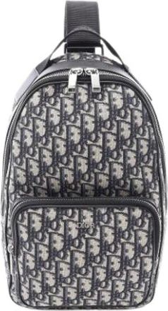 Dior Sac bandouli&egrave;re vintage en toile Pre-owned - Homme - Pre-owned - Noir - Taille: ONE Size