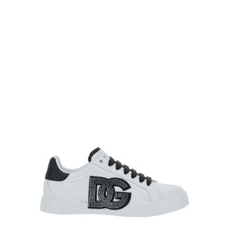 Dolce & Gabbana Femme, Chaussures, Blanc, Taille: 37 1/2 EU Baskets Blanches