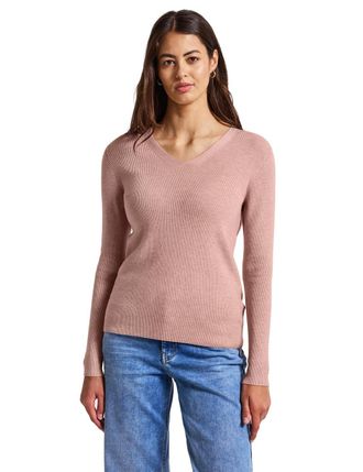 Street One Damen Basic V-Neck Pullover