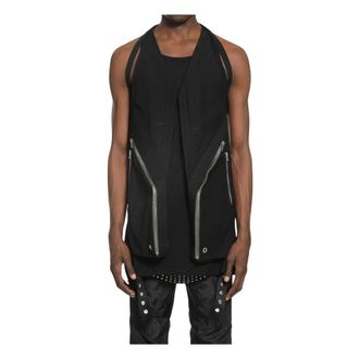 Rick Owens Temple Vest - - Jackets - Herren - Schwarzk - M