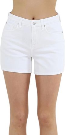 7 For All Mankind Femme, Shorts, Blanc, Taille: W27 Short Shorts