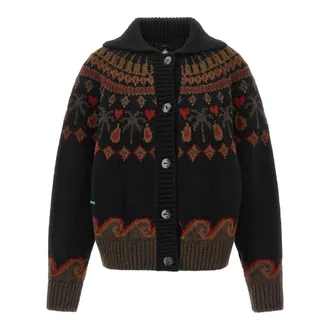 Alanui Femme, Pulls, Multicolore, Taille: 38 FR Gilet Doux dHiver