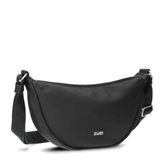 zwei Damen Handtasche Mademoiselle.M M50 Moon-Bag 2 Liter Trend-Tasche in Halbmond-Form vielseitig als Bauchtasche Crossbody-Bag Abendtasche Umh&auml;ngetasche 