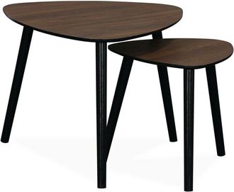 Sweeek 2er Set skandinavische Satztische aus MDF