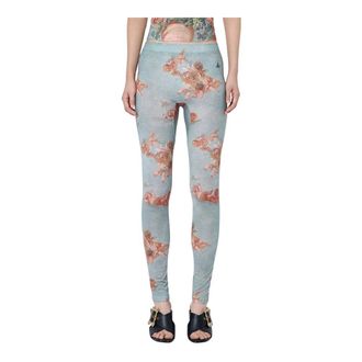 Vivienne Westwood Bedruckte Leggings - - Trousers - Damen - Blau - L