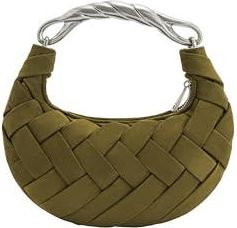 JW PEI Orla Sac à main tressé pour femme - Olive foncé