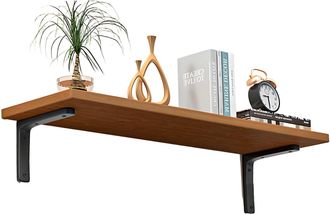 Generic Schwimmende Regale für Wand, Wandregal, Regale für Wandlager mit Klammern, Dekor -Regaleinheit Organizer für Badezimmer, Wohnzimmer, Schlafzimmer, Küc