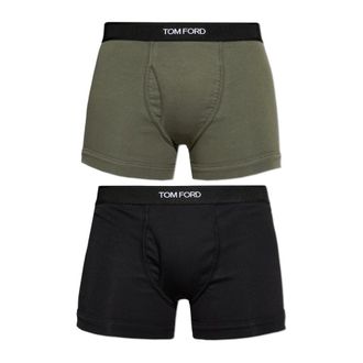 Tom Ford Homme, Sous-v&ecirc;tements, Multicolore, Taille: S Cotton Boxer Briefs Two-Pack