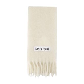 Acne Studios Schmaler Mohair-Schal - - Accessories - unisex - Beige - ONE SIZE