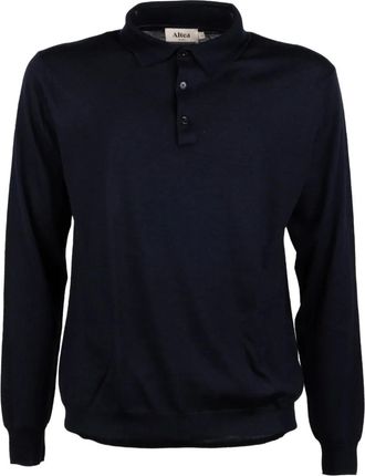 Altea Langärmeliges Poloshirt - Blau