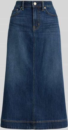 Lauren Ralph Lauren Jeansrock mit Gehschlitz in Denim-Optik