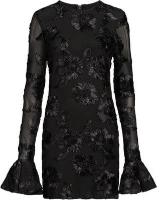 Rotate Robe courte avec empi&egrave;cements fleurs