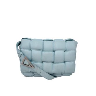 Bottega Veneta Sac bandouli&egrave;re en cuir Pre-owned - Femme - Pre-owned - Bleu - Taille: ONE Size
