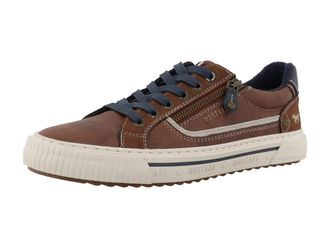 Mustang Jeans Herren Sneaker mit Ziernaht modisch sportlich 15M0041005, Gr&ouml;&szlig;e:41 EU, Farbe:Braun