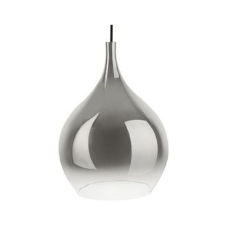 Leitmotiv Suspension acier et verre Drup - LEITMOTIV - &Oslash; 26 x 36 cm