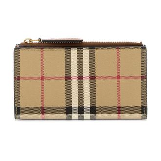 Burberry Bedrucktes Canvas Portemonnaie - - Accessories - Damen - Mehrfarbig - ONE SIZE