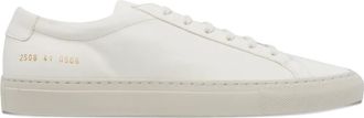 Common Projects round-toe leather sneakers - Wei&szlig;