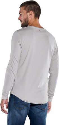 Emilio Adani Langarmshirt Herren Langarmshirt My Favorite, Hellgrau