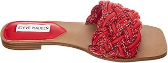 Steve Madden Femme, Chaussures, Rouge, Taille: 40 EU Slider Tress&eacute;