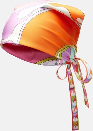 Pucci Tuch Orchidee aus Seiden-Twill