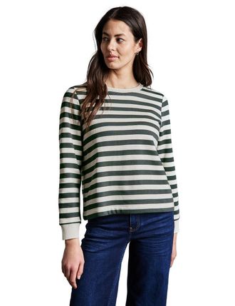 Street One Damen Gestreifter Sweater