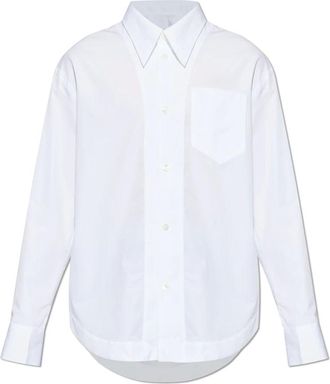 Ami Homme, Chemises, Blanc, Taille: L Pocket Shirt