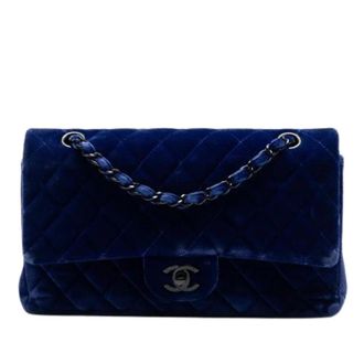 Chanel Pre-owned Vintage Double Flap Schultertasche - - Pre-owned - Damen - Blau - ONE SIZE