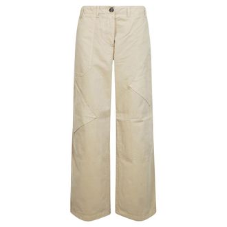 Pinko Haiku Pantalone Gabardina - - Trousers - Damen - Beige - S
