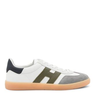 Hogan Low-Top Sneaker - White Leather Sneakers - Gr. 10_5 - in Wei&szlig; - f&uuml;r Damen
