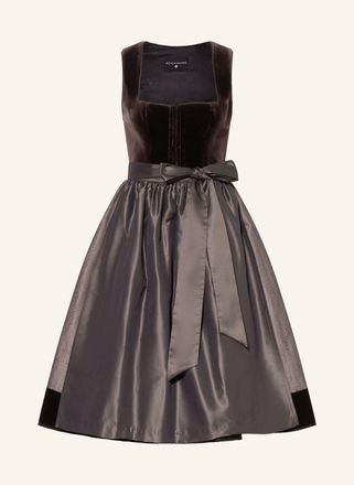 Kinga Mathe Kinga Mathe Dirndl Tuzla Mit Glitzergarn braun