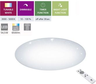 Eglo Plafonnier Giron-S 75 cm - Blanc