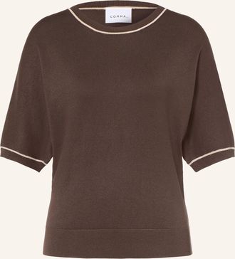 Comma Comma Strickshirt braun