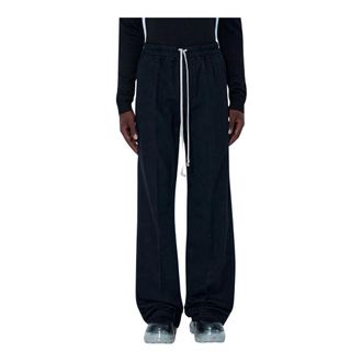 Rick Owens Dietrich Drawstring Pants - - Trousers - Herren - Schwarzk - 2XL