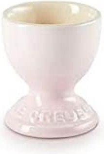 LE CREUSET Le Creuset Steinzeug Eierbecher mit Stand-Fuß, 9 g, 5.3 x 5.3 x 5.9 cm, Shell Pink, 71702007770099