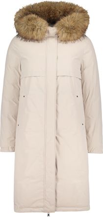 Betty Barclay Damen Wendejacke mit Kapuze 36, Taupe