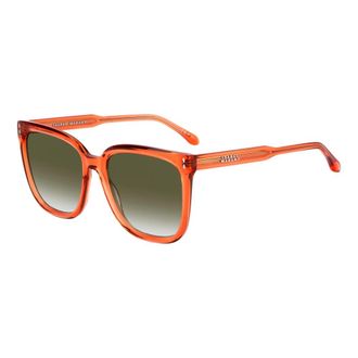 Isabel Marant Coral/Gr&uuml;n Schattierte Sonnenbrille - - Accessories - Damen - Orange - 57 MM