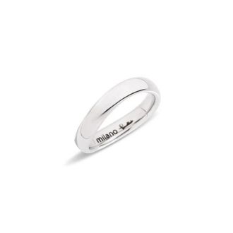 POMELLATO Fede Milano Onda Ring - - Accessories - Damen - Grau - 54 MM