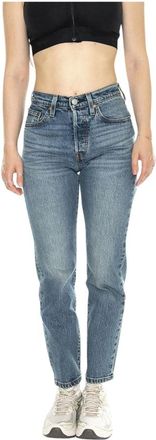 Levi's Femme, Jeans, Bleu, Taille: W29 L30 501 Original Cropped Jeans