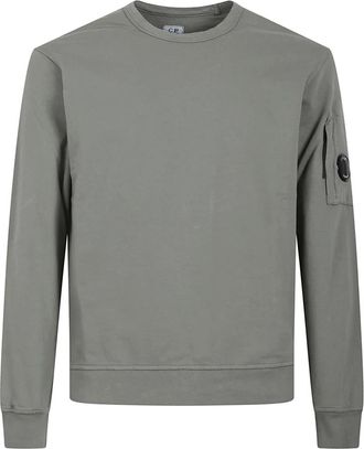 C.P. Company C.p. Company, Homme, Sweatshirts et sweats &agrave; capuche, Gris, Taille: M Cotton Crewneck SweaT-shirt