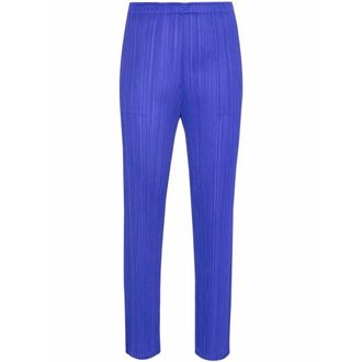 Issey Miyake Damen, Hosen, Blau, 2XLGr&ouml;&szlig;e